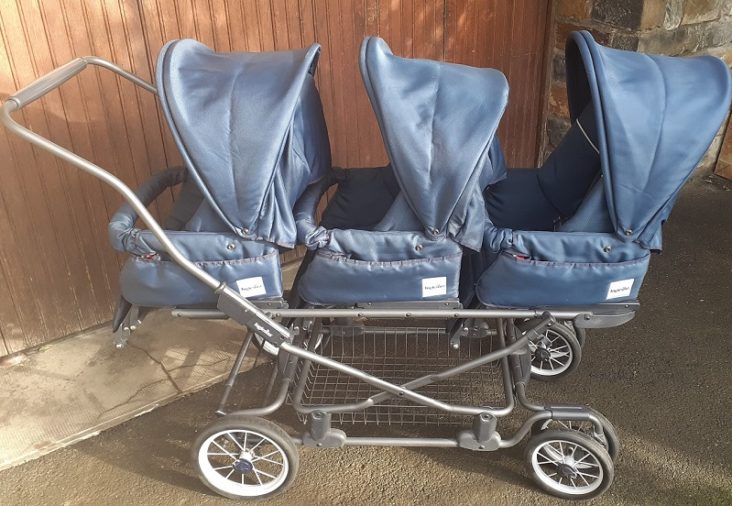 Location de poussettes triple Inglesina pour les assistantes maternelles.